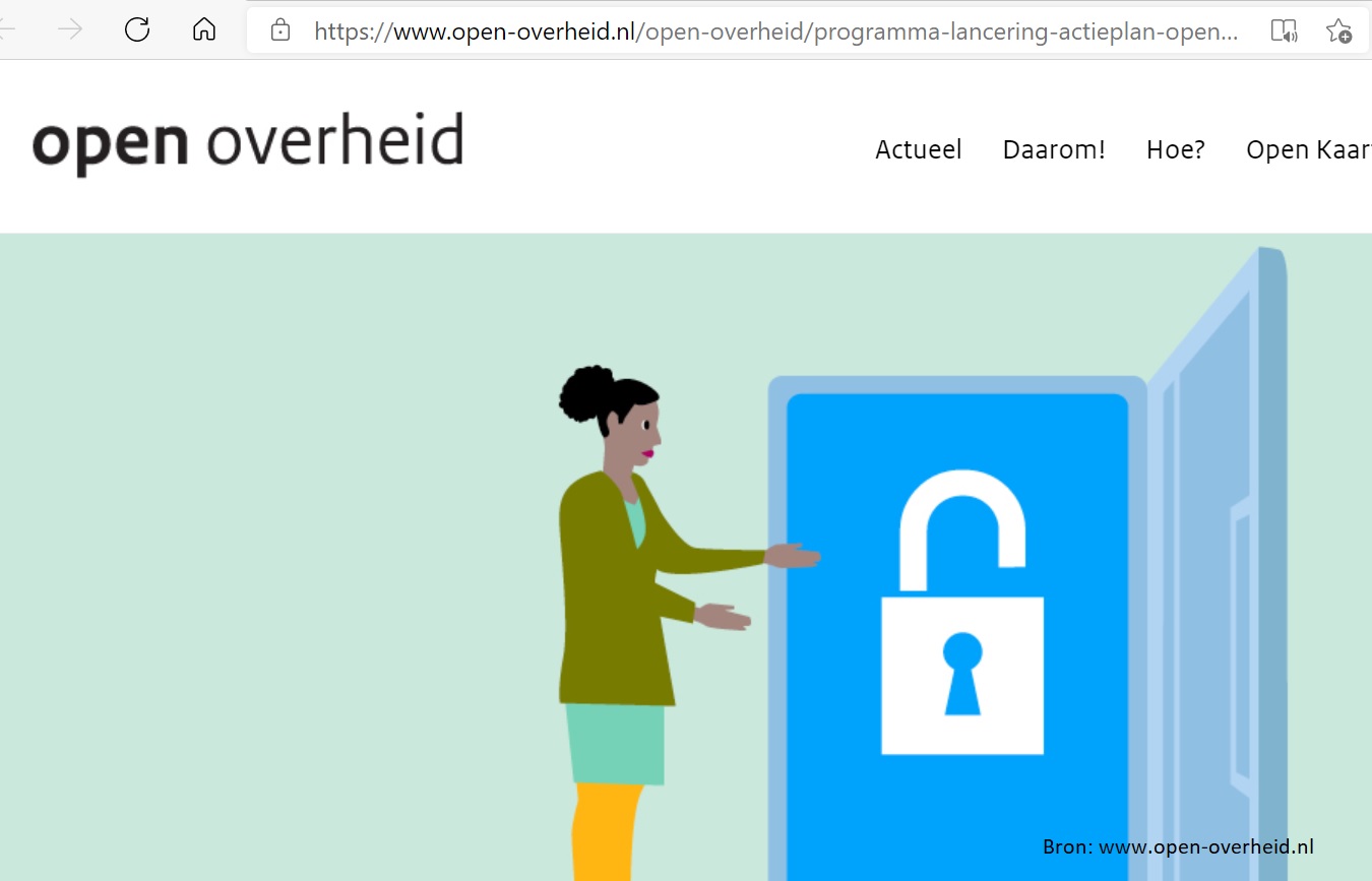 Lancering Actieplan Open Overheid | Data overheid